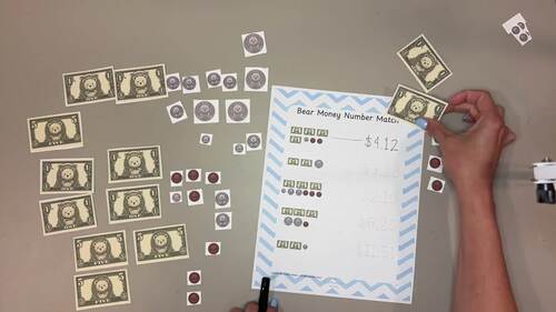 Play Money - Math Manipulatives - Bear Money by The Sonder School