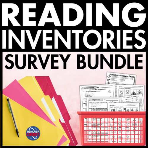 Reading Interest Inventory Bundle Genre Parent Survey First Day Back to ...