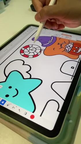 Geometry shapes learning by coloring pages for kids| 8 kawaii pages ...