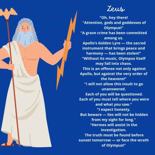 Greek Gods & Goddesses Research Project | Mythology Listening and Inference