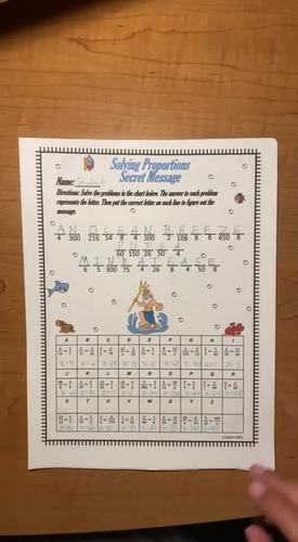 Solving Proportions with One Variable Bundle: For 6th/7th/8th Grade Math