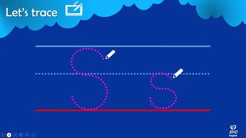 Digital Alphabet Letter S no prep Lesson PPT for Distance Learning