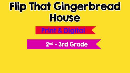 Gingerbread House 2nd 3rd Grade Christmas Math Writing ELA PBL Holiday ...