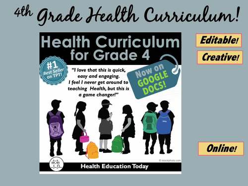 4th Grade Health Full Year! Now on GOOGLE SLIDES for Distance Learning