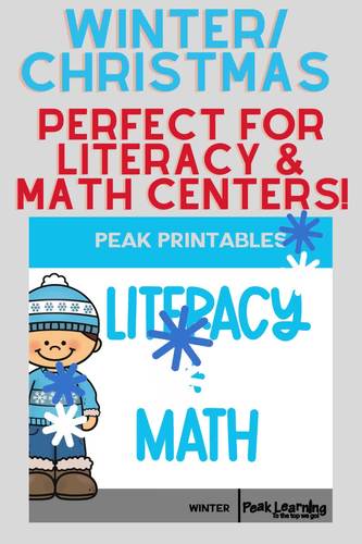 Winter/Holiday Themed: Math, Reading Comprehension & Literacy Activities