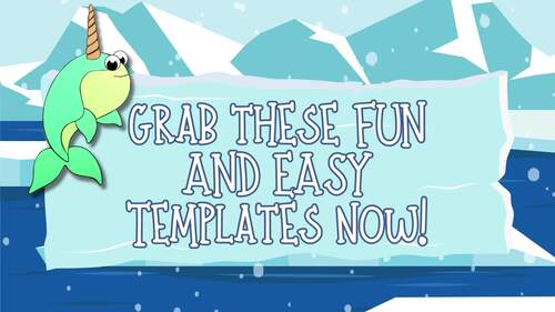 14 Full Colored Arctic Animal Cut and Paste Craft Templates | TPT