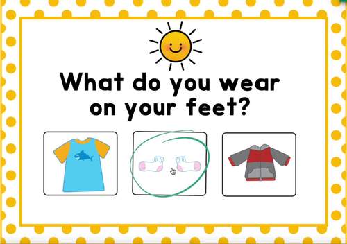 Where & When Do You Wear These Summertime Clothes? with Boom Cards ...