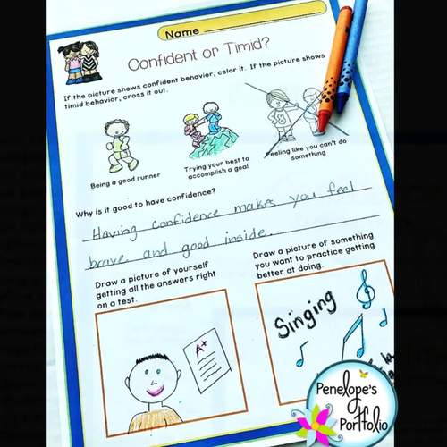 CONFIDENCE BUILDING Activities and Lessons - Character Education