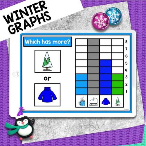 January Boom Cards First Grade Winter Theme Math And Literacy by ...