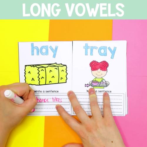 Long Vowel and Vowel Teams Phonics Worksheets Pack | TPT
