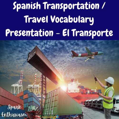 Spanish Transportation / Travel Vocabulary Presentation - El Transporte