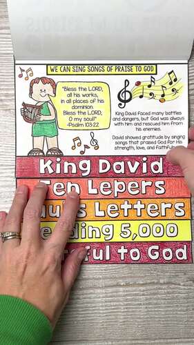 Thanksgiving Gratitude Bible Stories a Christian Bible Craft on ...