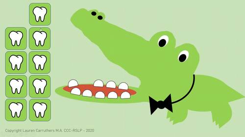 Crocodile CHOMP! *CUSTOMIZABLE!* | Interactive PowerPoint | Distance ...
