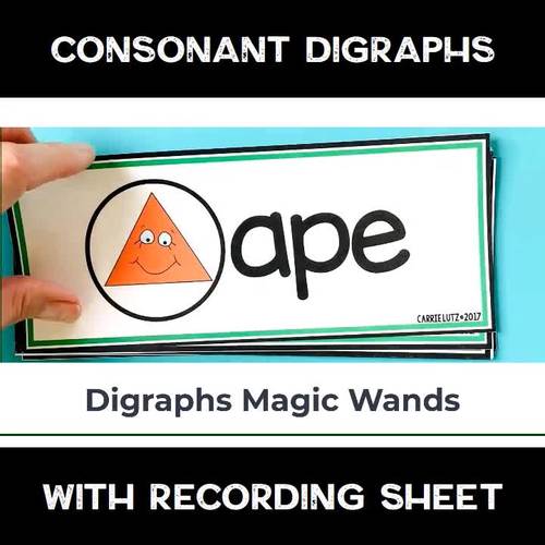 Consonant Digraphs: Centers, Stations & Practice Pages – HUGE Bundle