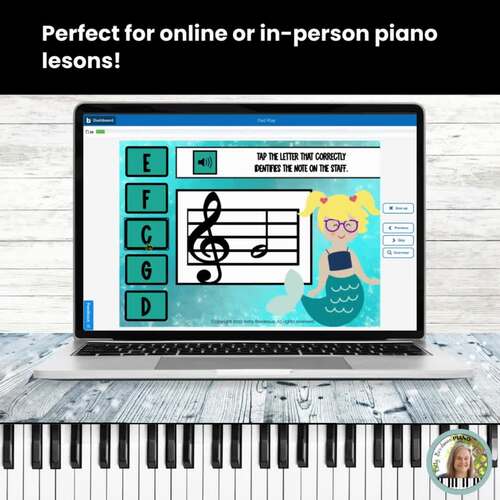 Middle C Position Note Names BOOM™ Cards Digital Flashcards Activity ...