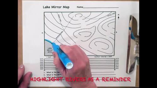 Topographic Maps and Profiles Bundle! 9 Maps with Profiles by Midnight Star