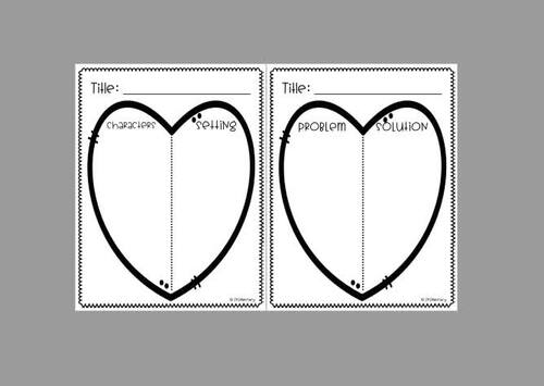 Valentine's Day Activities | Reading Writing Math Worksheets | No Prep