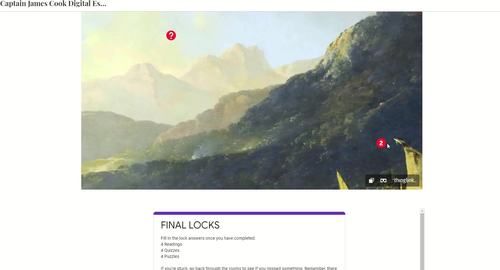 Captain James Cook DIGITAL ESCAPE ROOM for Google Drive® Distance Learning