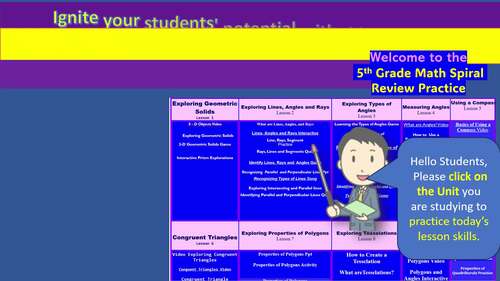 Everyday Math Games, 5th Grade Math Review, Division Practice, Arrays ...