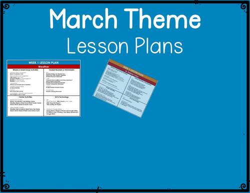 First Grade March Cross-Curricular Unit With Assessments & Worksheets