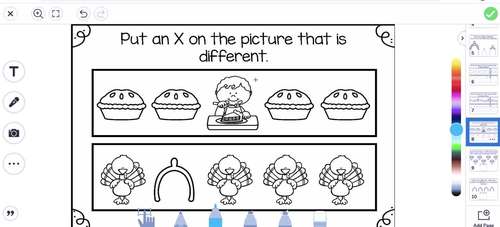 Preschool Math Journal | November Math Activities-Print or Digital with ...