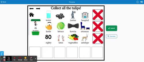 Spring Artic Game: Collect the Tulips - early developing sounds BOOM Card™