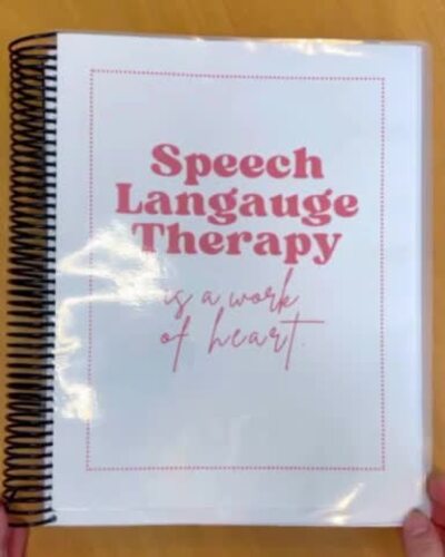 Speech Therapy Daily Lesson Planner - Simple Checklist Daily Session ...