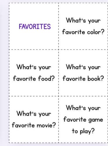 Morning Meeting Question Cards Starter Pack: 50 Engaging Prompts