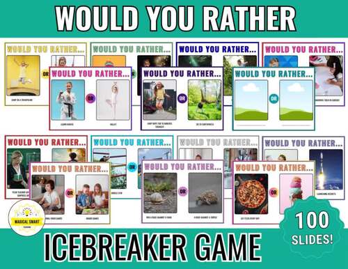 Would You Rather Questions - Back to School - First Day - Icebreaker games
