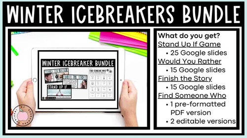 Winter December / January Team Building Icebreaker Games and Activities ...