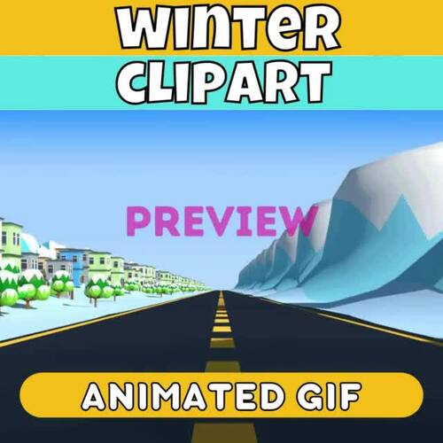 Simple Winter Clipart Street Animated Images (Gifs) by Teachers ...