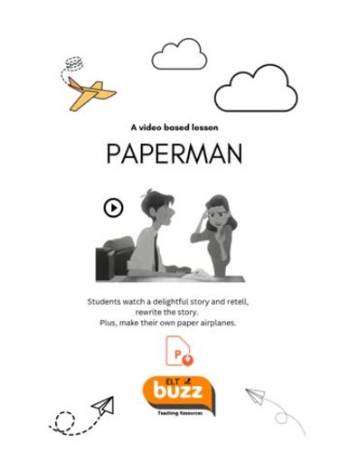 Paperman. Video Based Lesson. Story Retelling. PPTx. Craft. Writing ...