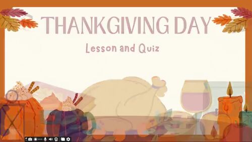 Thanksgiving Day PowerPoint slides Lesson Quiz for 1st2nd 3rd 4th by ...
