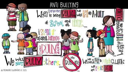 Anti Bullying clip art 2012, Be Kind clip art COMBO PACK by Melonheadz ...