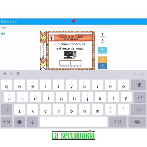 Ser vs Estar Digital Task Cards | BOOM CARDS | Distance Learning