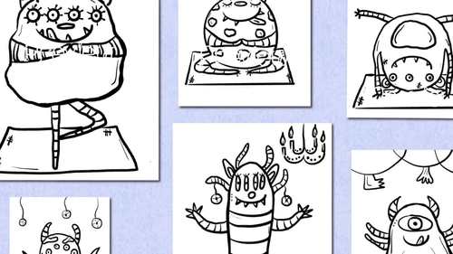 Spooky but Mindful Halloween Coloring Pages Bundle for a Meditative October