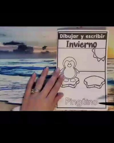 Invierno - Winter Directed Drawing Booklets - Draw & Write - Seasonal