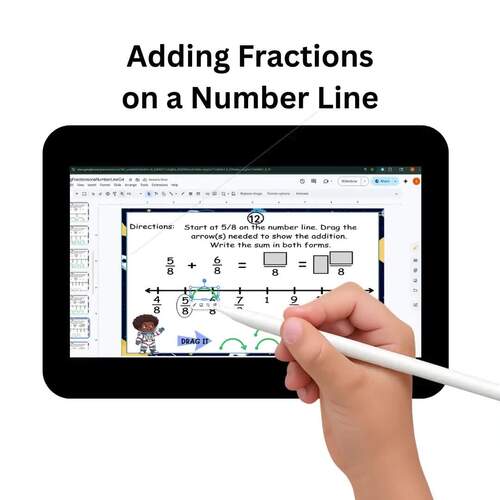 Comparing Fractions on a Number Line Unlike Denominators | Google ...