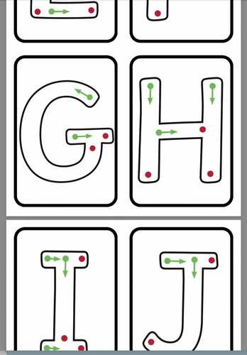 Alphabet Letter Tracing Cards & Letter Formation Practice by TechLitTeach
