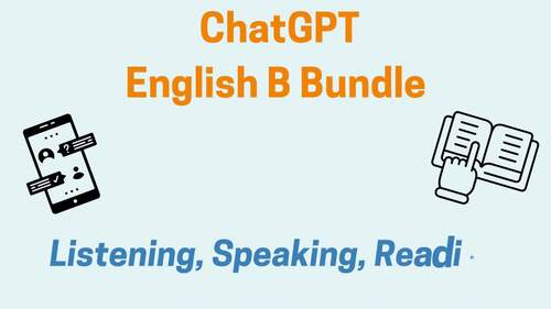 ChatGPT IB DP English B HL: Reading, Writing, Speaking & Listening ...
