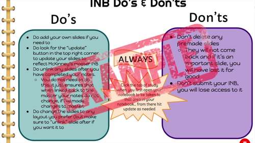 Digital Notebook starter kit by That McHealthy Classroom | TPT