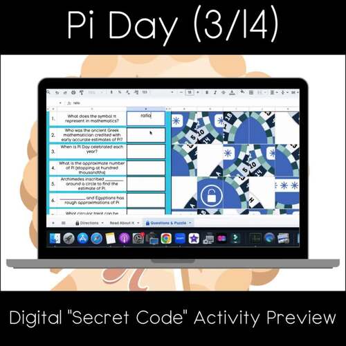 Pi Day Digital Secret Code Activity, Pi Day Activities, Pi Day Math ...