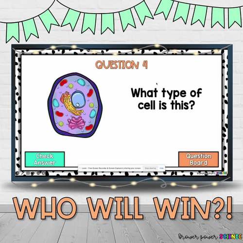 Cell Organelles Interactive Powerpoint Game by Brower Power Science