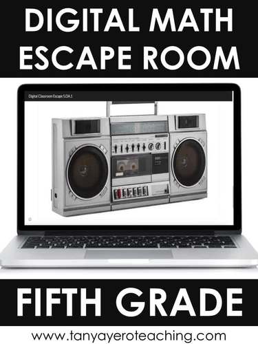 5th Grade Math Digital Escape Room | 5.OA.1 Order of Operations | TPT