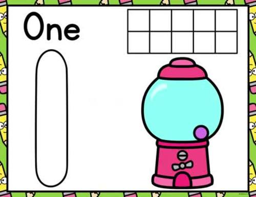 Pre-k Math Center | Playdough Number Mats by E is for Eri | TPT