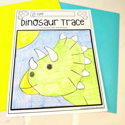 Dinosaurs Math and Literacy Centers Preschool | Dino Activities | TPT