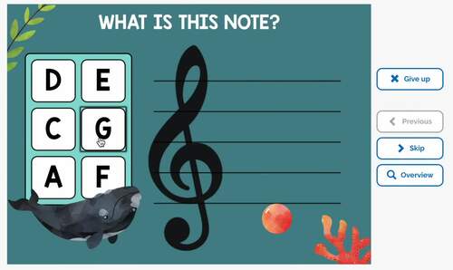 Treble and Bass Clef Music Note Naming Game Bundle by Creative Teaching Lab