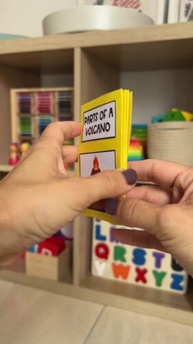 Parts of a Volcano | Volcanoes Activity | Volcano Craft Mini Booklet ...