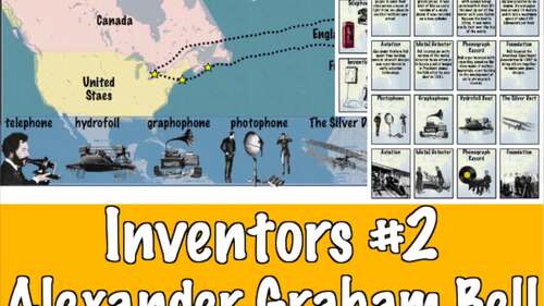 5th Grade Social Studies Activity - Alexander Graham Bell (Inventors #2)