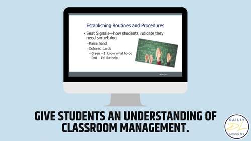 Intro to Education Classroom Management PowerPoint by Dailey Lessons